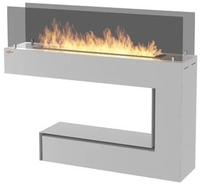 InFire - BIO krb 110x85,5 cm 3kW bílá