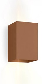 Nástěnné svítidlo ve tvaru kvádru Box Wall 3.0  Nástěnné svítidlo ve tvaru kvádru Box Wall 3.0 Barva: Měděná, Teplota chromatičnosti: 3000 Kelvinů