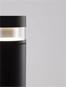 NV 9026124 Venkovní sloupkové svítidlo TALA černý hliník a akryl LED 12W 3000K 100-240V 180st. IP54 - NOVA LUCE