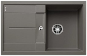 Blanco Metra 45 S, silgranitový dřez 780x500x190 mm, 1-komorový, šedá vulkán, BLA-527289