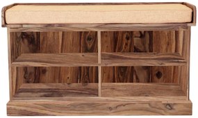 furniture-nabytek.cz - Dřevěný botník s lavicí 105x60x40 z masivu palisandr