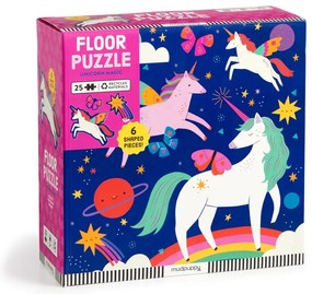 Mudpuppy Podlahové puzzle Kouzelní jednorožci 25 dílků