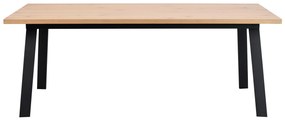 Bělený dubový jídelní stůl Rowico Jets, 200/300 cm