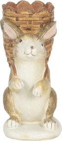 Velikonoční svícen v designu králíka s nůší - 11*7*14 cm