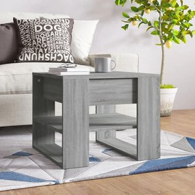 Konferenční stolek šedý sonoma 55,5x55x45 cm kompozitní dřevo