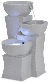 Interiérová fontána s LED osvětlením, polyresin 244290