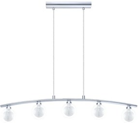 Eglo 31424 - Lustr na lanku ROSARNO 5xG9/33W/230V 31424
