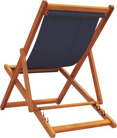 Skládací židle 2 ks modré látkové 3214492