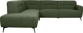 LABEL51 Pohovka do tvaru L BOLZANO Zelená 270cm levá GA-80.182