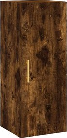 Skříň highboard kouřový dub 34,5 x 34 x 180 cm kompozitní dřevo 3199038