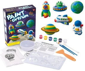 Kreativní sada DIY Vesmírné dobrodružství sádrové odlitky