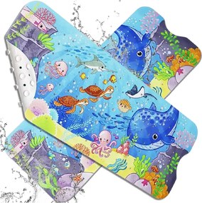 Camerazar Protiskluzová koupelnová předložka do sprchového koutu 100x40 cm pro děti