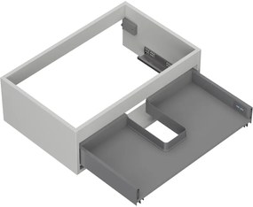 Mexen Box-A, závěsná skříňka 70 cm, 1 zásuvka, šedá matná, 91AX0-0700-235-1-62