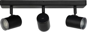 Eglo 901966 - Koupelnové bodové svítidlo CONSUMA 3xGU10/5W/230V IP44 černá