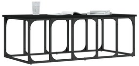 Konferenční stolek černý 100 x 50 x 35,5 cm kompozitní dřevo - Default Title
