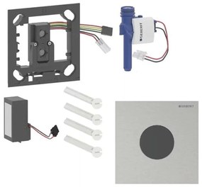 Geberit - Elektronické ovládání splachování pisoárů typ 40, síťové napájení, easy to clean, Bluetooth, kartáčovaná nerez 116.024.FW.1