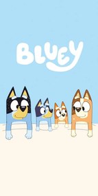 Jerry Fabrics Dětská osuška s potiskem - Bluey | 70 x 140 cm