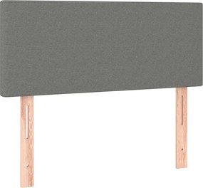 Box spring postel s matrací tmavě šedá 80 x 200 cm textil 3140410