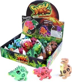Dinosaurus strečový mačkací míček / Antistresová hračka / mění barvu /