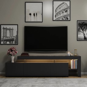 Hanah Home TV stolek Beliz - Anthracite, Antracitová