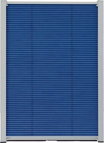 Livarno Home Termoplisovací roleta Teleskop pro střešní okna Velux 49,4 x 75-118 cm (modrá)