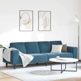 Pohovka do obývacího pokoje Modrá 250 x 77 x 76 cm 3335090