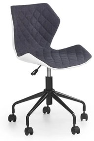 Halmar Dětská židle Matrix, bílá/šedá