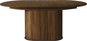 Rozkládací jídelní stůl s přídavnou deskou v dekoru dubu 95x180 cm Nola – Unique Furniture