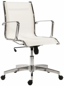 OnaDnes -20% OfficeLab Bílá síťovaná kancelářská židle Stello Mesh