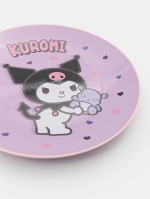 Sinsay - Keramický talíř s potiskem Kuromi - vícebarevná