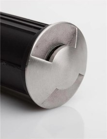 NV 9203112 Venkovní zapuštěné svítidlo do země BANG nikl satén hliník LED 1W 3000K IP67 100-240V 42st. vč. driveru - NOVA LUCE