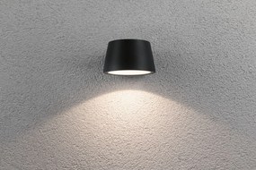 P 94452 Venkovní nástěnné svítidlo Capea černá IP44 6W 230V teplá bílá - PAULMANN
