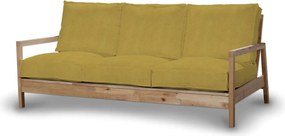 Potah na pohovku IKEA  Lillberg 3-místná nerozkládací barva žlutá látka pletený vzor