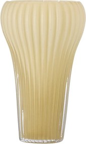 Světle žlutá skleněná ručně vyrobená váza (výška 28 cm) Averie – Bloomingville