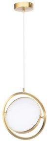 Toolight Toolight, závěsné LED svítidlo 26cm, 4000K, APP1791-CP, zlatá matná, OSW-06068