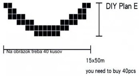 Nálepky na stenua samolepky srdce I SENTOP FA-501 FA501