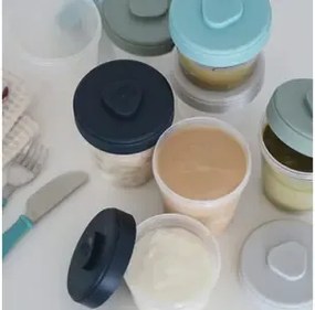 Beaba Sada kelímků na jídlo 4x 150ml  4x 250ml