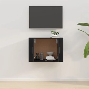 Nástěnná TV skříňka černá 57 x 34,5 x 40 cm