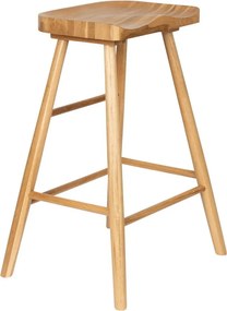Barová stolička z dubového dřeva v přírodní barvě (výška sedáku 65,5 cm) Vander – White Label