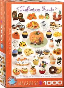 EUROGRAPHICS Puzzle Halloweenské sladkosti / 1000 dílků / 68 × 49 cm