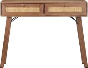 Konzolový stolek 100 x 35 x 76 cm masivní mangovníkové dřevo 323598