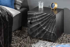 Noční stolek Scorpion 50cm černé mango / 40430