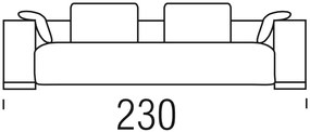 Beltá / Frajumar designové sedačky Suit 230cm