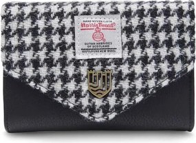 Malá peněženka Clasp Purse Black and White Dogtooth - Islander