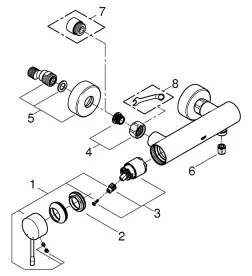 GROHE 33636001 - Sprchová baterie ESSENCE lesklý chrom