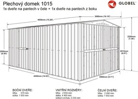 LANIT PLAST, s.r.o. domek GLOBEL 1015 ANTRACIT LG2530