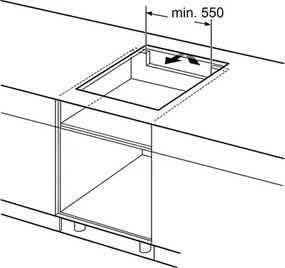 Bosch PIE611BB5E černá / Indukční varná deska / 60 cm / 4 plotny / 740