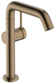 Hansgrohe Tecturis S Umyvadlová baterie otočná, CoolStart, s výpustí-táhlo, kartáčovaný bronz 73360140