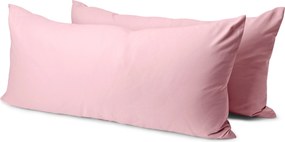 Tchibo - Povlaky na polštář z mikrovlákna, 2 ks, růžová, cca 80 x 40 cm