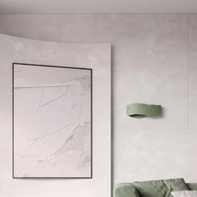 Sollux Lighting Nástěnné svítidlo TILA 30 olivově zelené